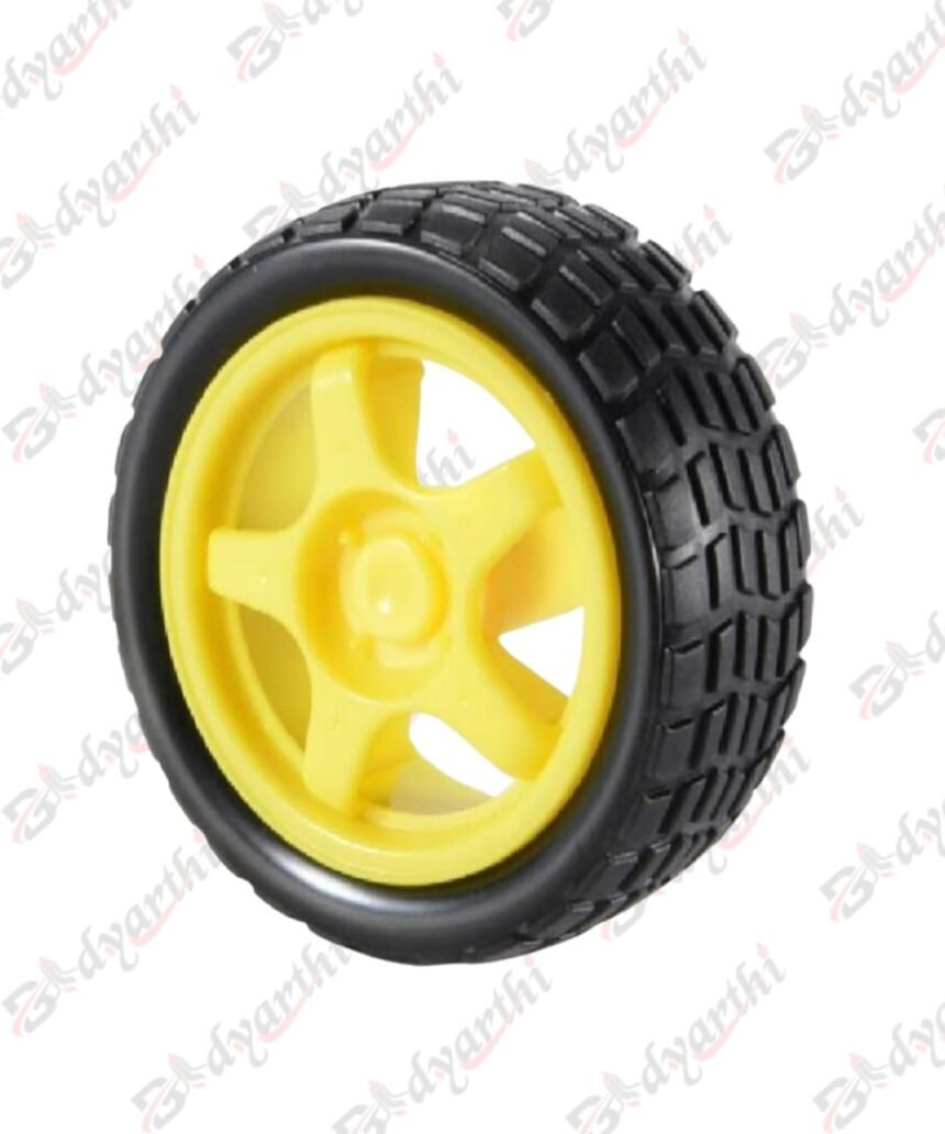 Robot Wheel 65mm BO Motor Wheel for Smart Car Arduino Robotics – Pack ...