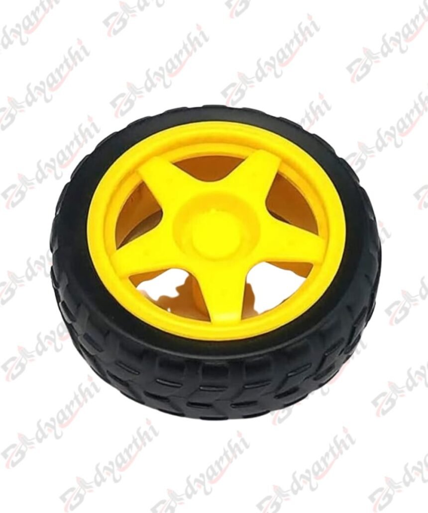 Robot Wheel 65mm BO Motor Wheel for Smart Car Arduino Robotics – Pack ...