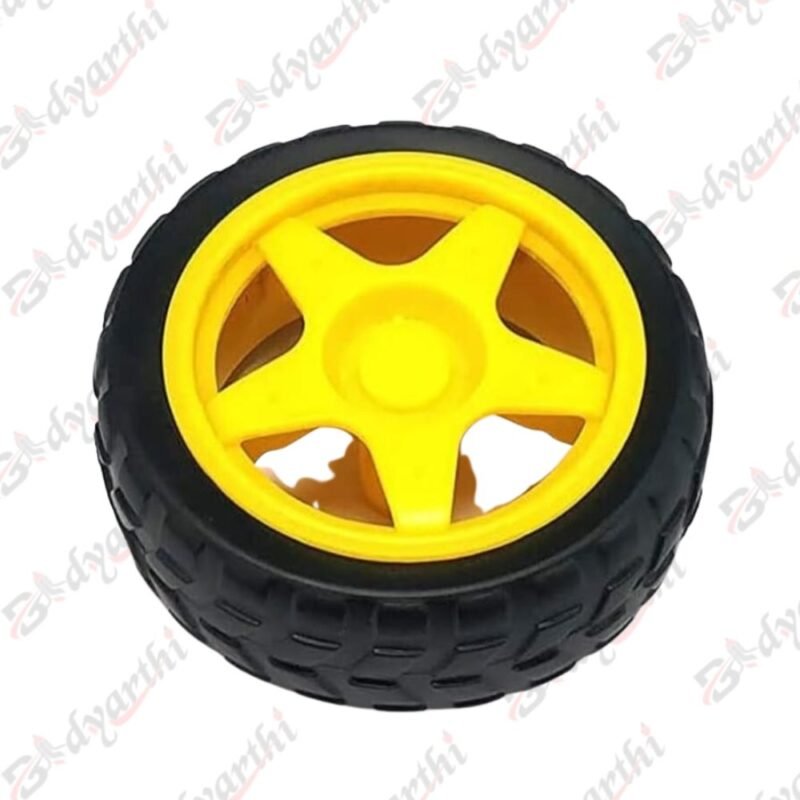 Robot Wheel 65mm BO Motor Wheel for Smart Car Arduino Robotics – Pack ...